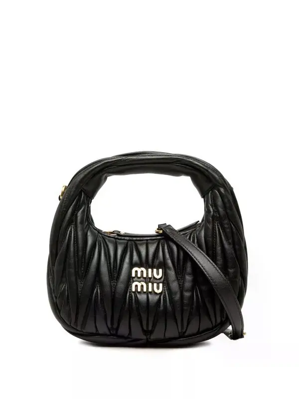 Miu Miu 2010-2026 Mini Matelasse Nappa Wander Bag Satchel