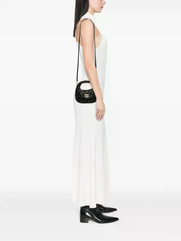 Miu Miu 2010-2026 Mini Matelasse Nappa Wander Bag Satchel