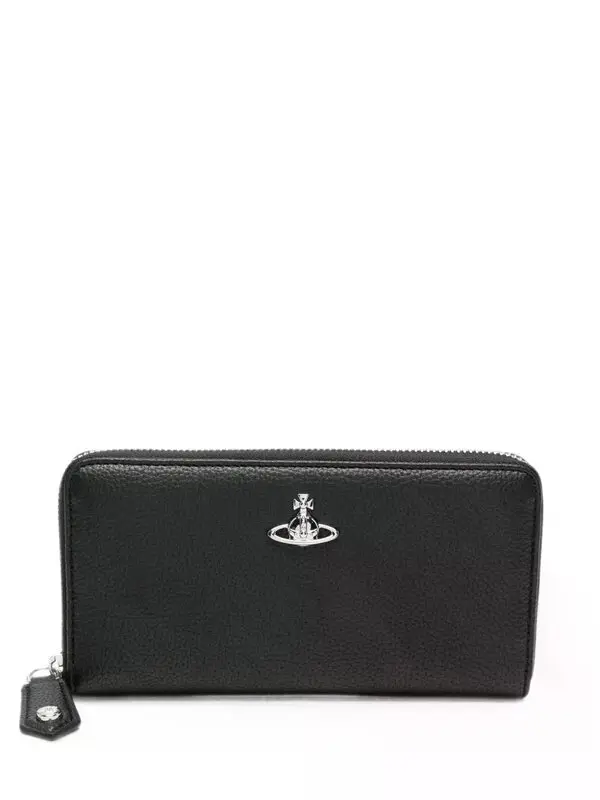 VIVIENNE WESTWOOD Orb-plaque Zip-fastening Wallet