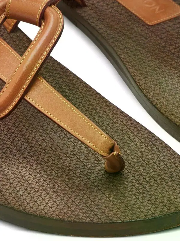 LOUIS VUITTON Criss-cross Buckle Sandals