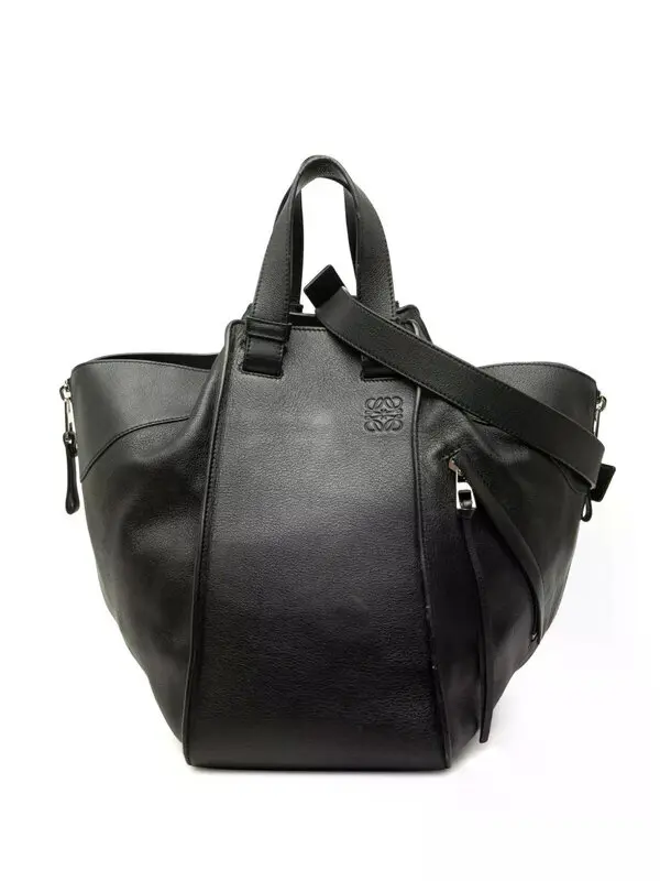 Loewe 2016 Medium Leather Hammock Satchel - Black