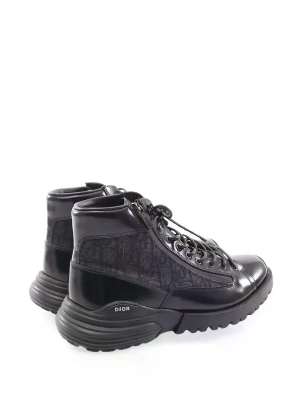 Dior 2010s Combat Oblique Ankle Boots