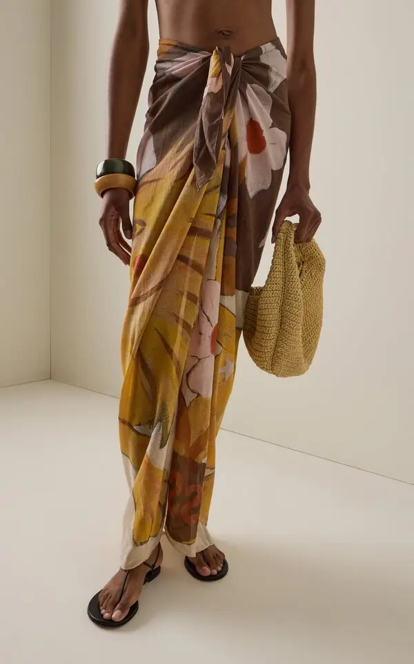 SOLEIL SOLEIL Square Cotton Pareo - Multi