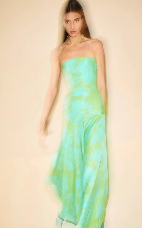 Alexis Emlyn Linen-blend Maxi Dress