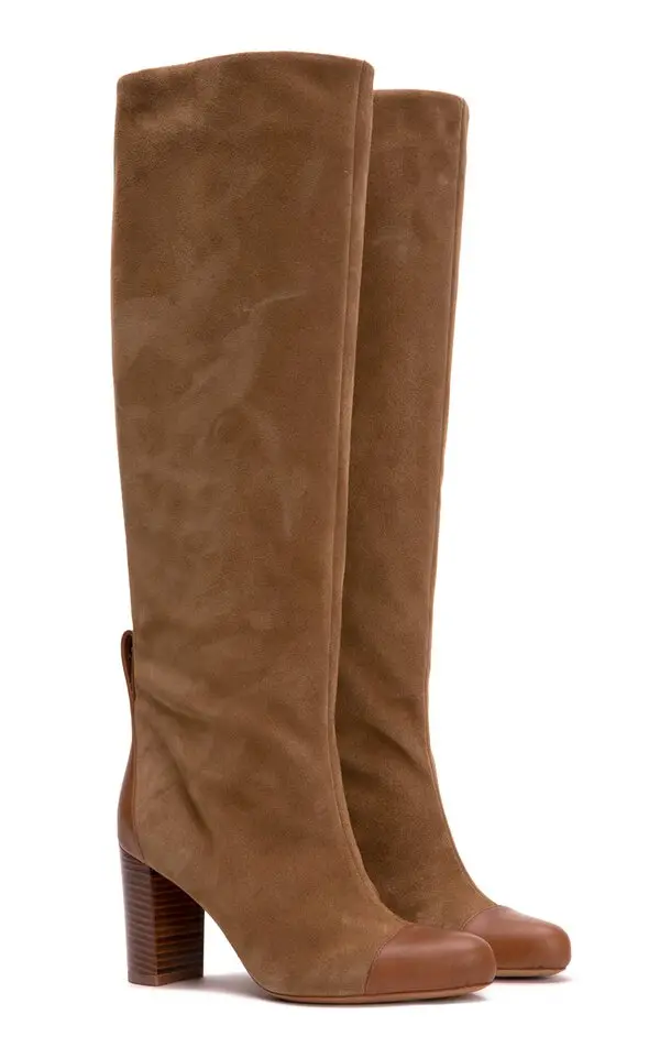 ODISSI Lia Suede Knee-high Boots