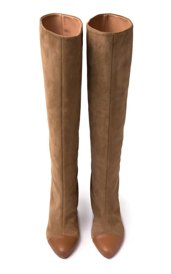ODISSI Lia Suede Knee-high Boots