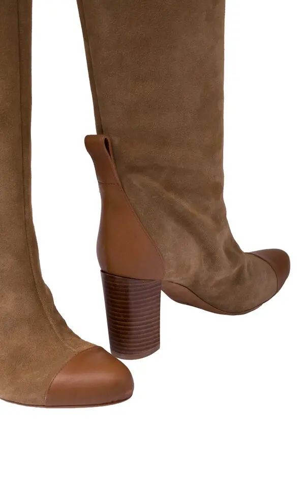 ODISSI Lia Suede Knee-high Boots
