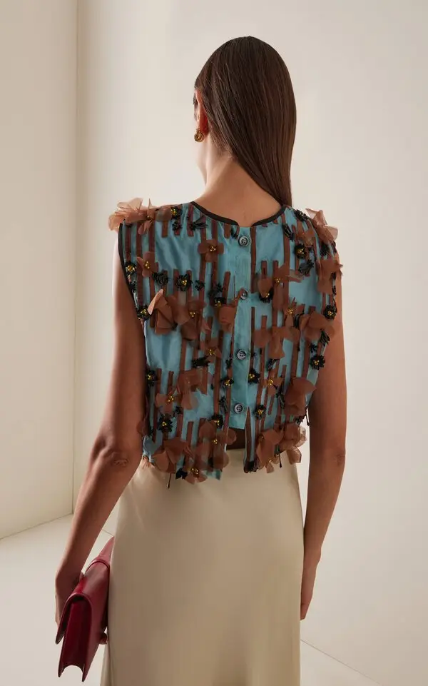 Rachel Comey Yana Embellished Top