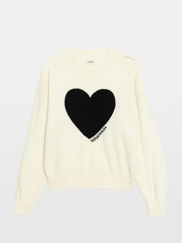 Zadig&Voltaire Soulo Heart Motif Sweater