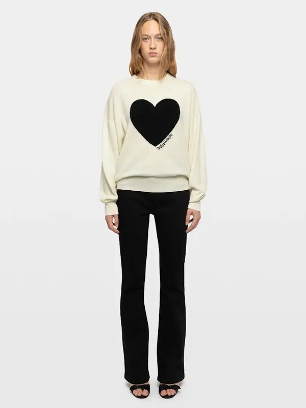Zadig&Voltaire Soulo Heart Motif Sweater