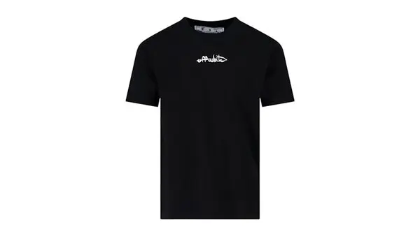 Off-White Script Logo Slim Fit T-shirt