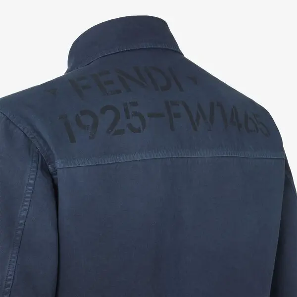 Fendi Cotton Blouson With Stencil Print