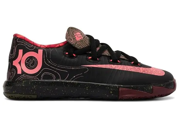 Nike Kd 6 Meteorology - Black/atomic Red/medium Olive