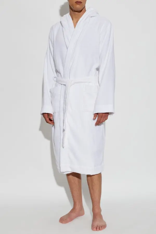 Moschino Bathrobe With Embroidered Logo