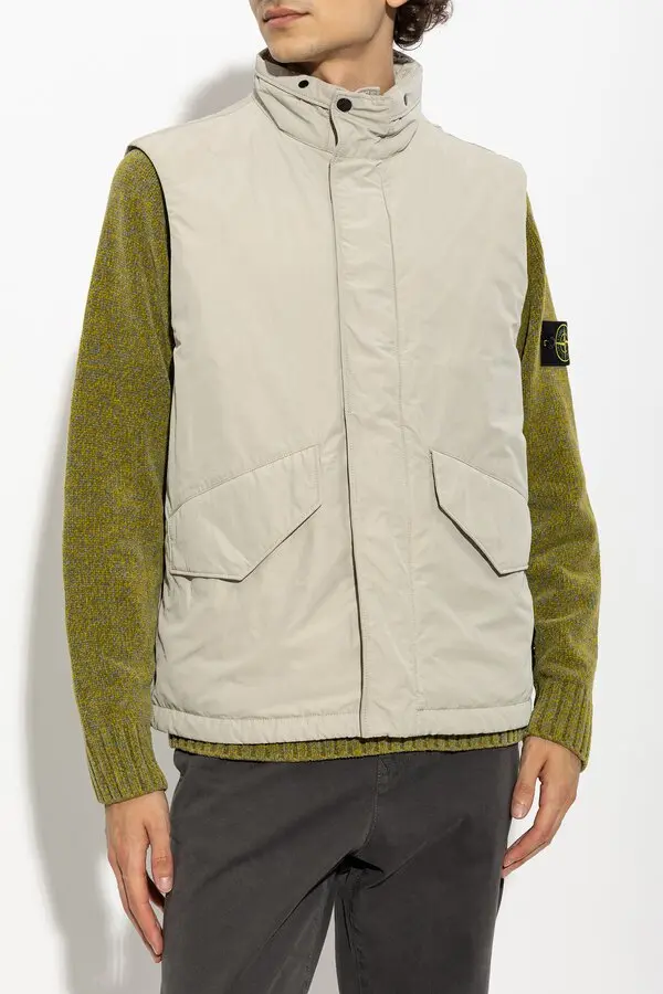 Stone Island Insulated Vest With Stand-up Collar