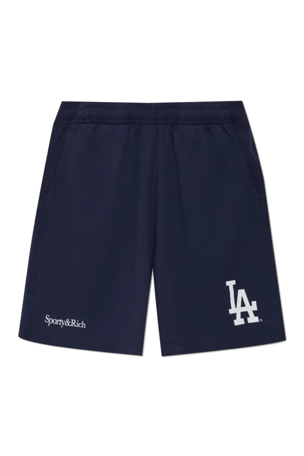 SPORTY & RICH S&r X La Dodgers Shorts - Navy Blue