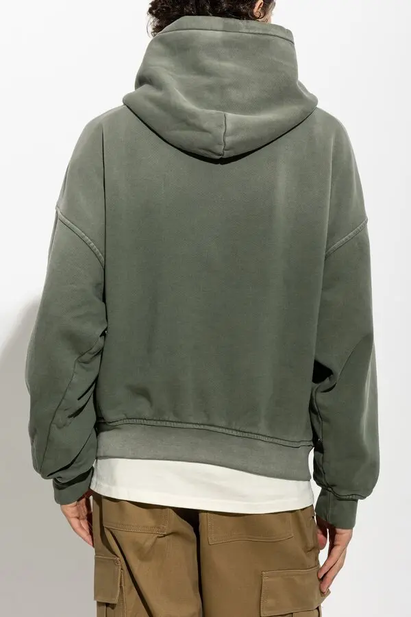 Rhude Logo Terry Applique Hoodie