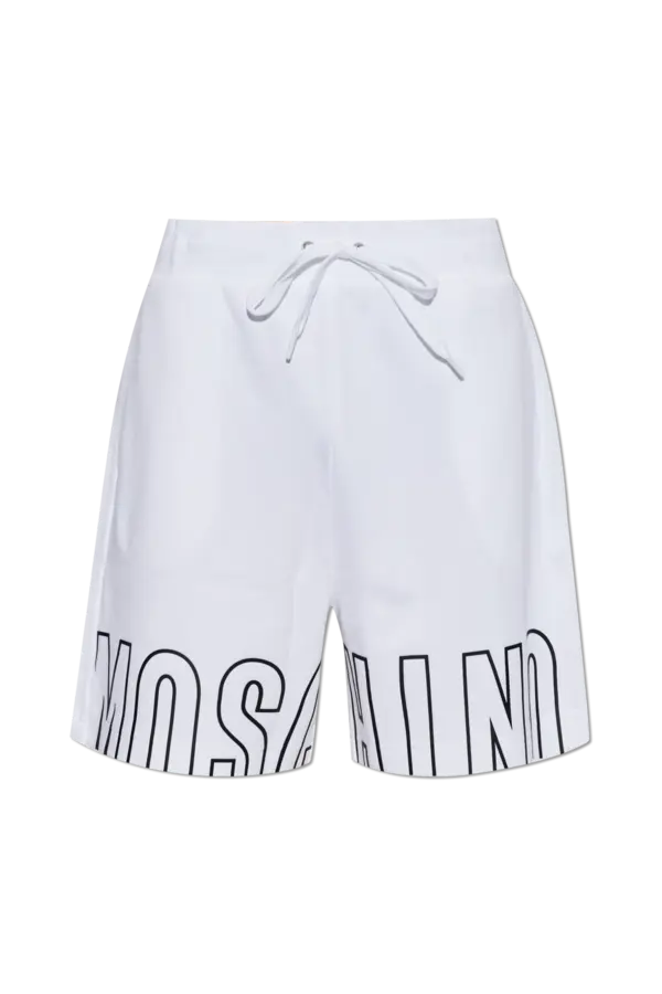 Moschino Shorts With Printed Logo