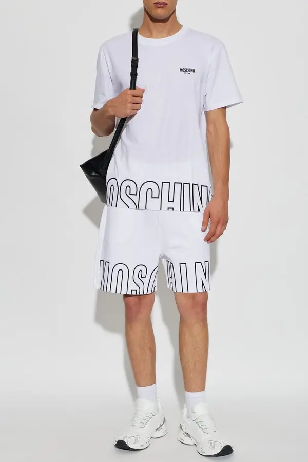 Moschino Shorts With Printed Logo