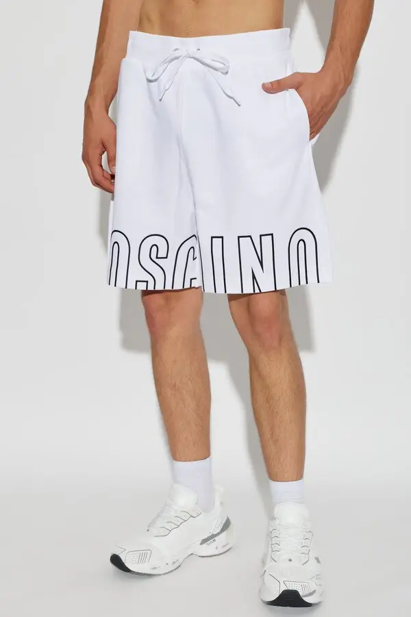 Moschino Shorts With Printed Logo
