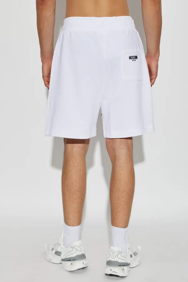 Moschino Shorts With Printed Logo