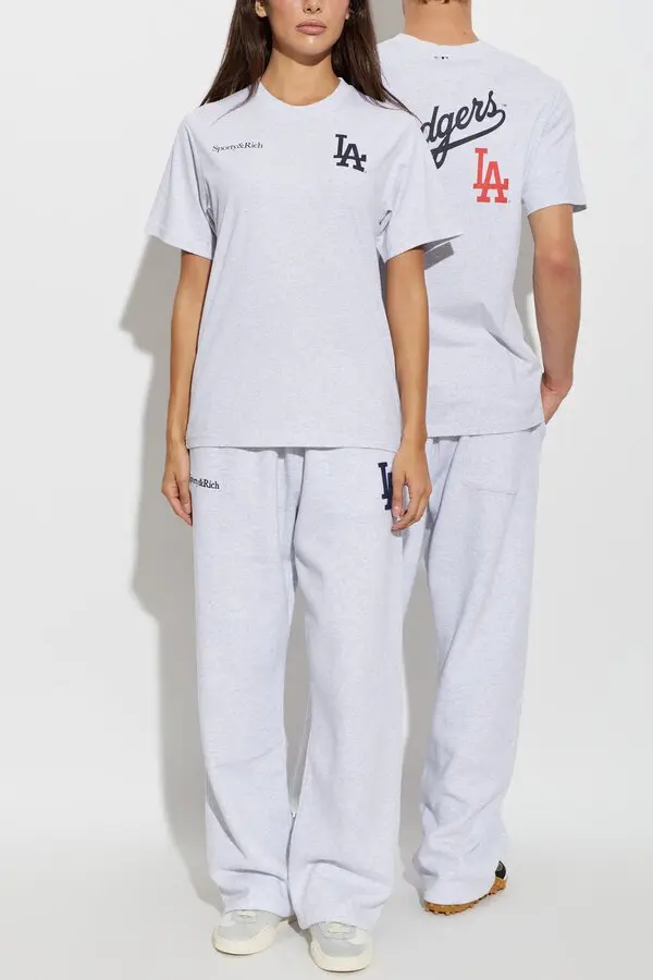 SPORTY & RICH S&r X La Dodgers Cotton T-shirt