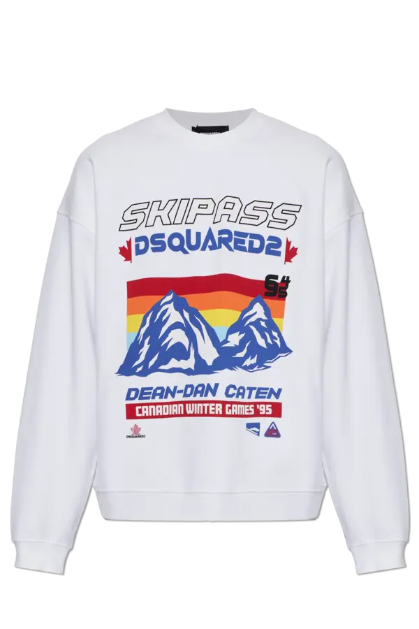 Dsquared2 Printed Crewneck Sweatshirt