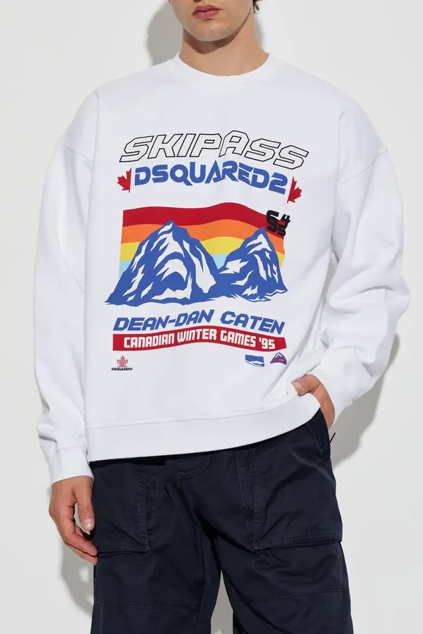 Dsquared2 Printed Crewneck Sweatshirt