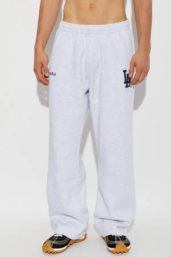 SPORTY & RICH Sweatpants From The ‘s&r X La Dodgers’ Collection