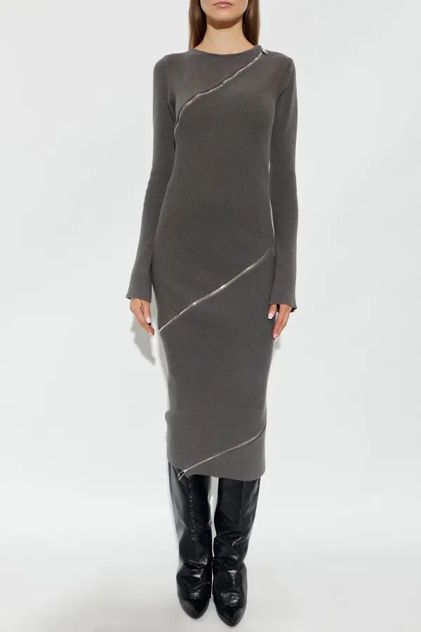 Attico Dress With Decorative Zippers