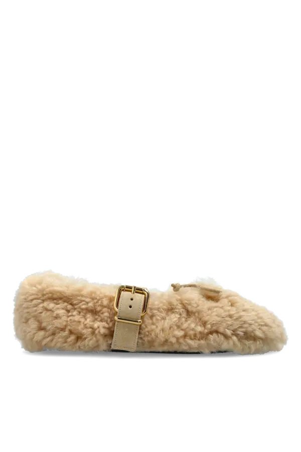 Marni Furry Ballet Flats