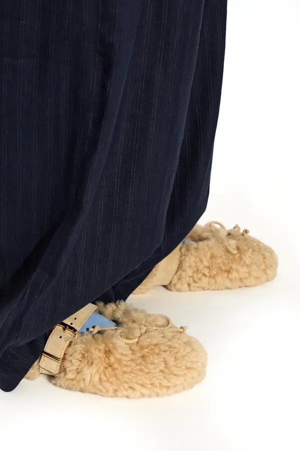 Marni Furry Ballet Flats