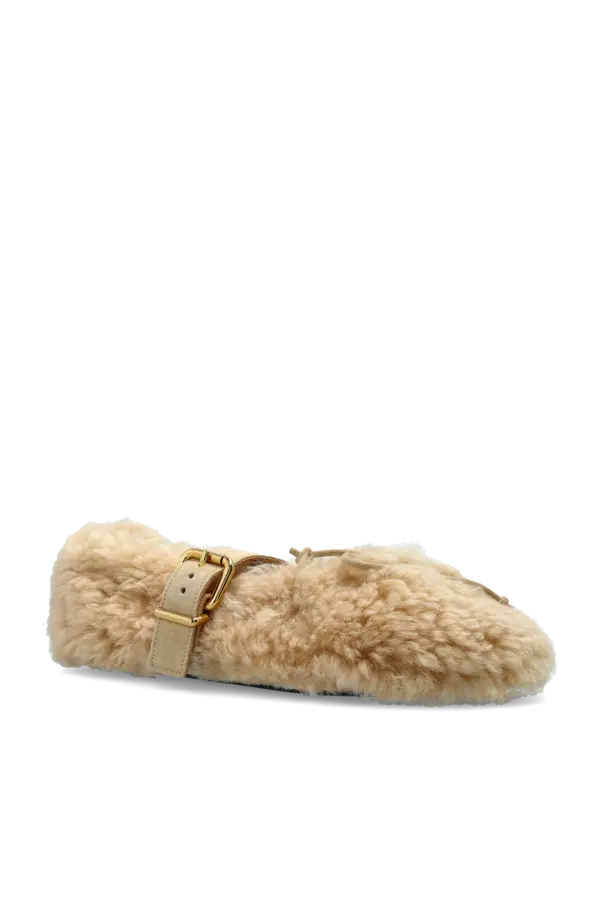 Marni Furry Ballet Flats