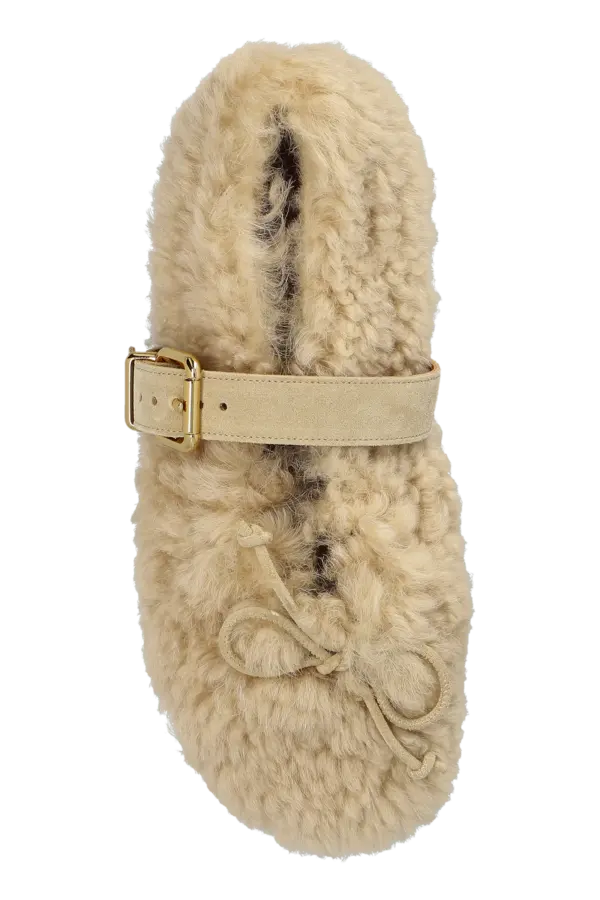 Marni Furry Ballet Flats