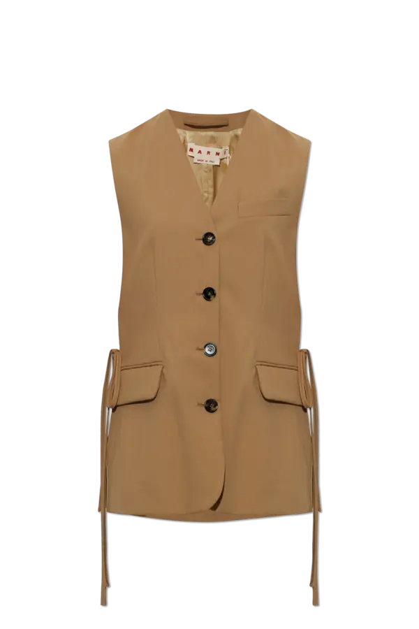 Marni Wool Vest - Brown