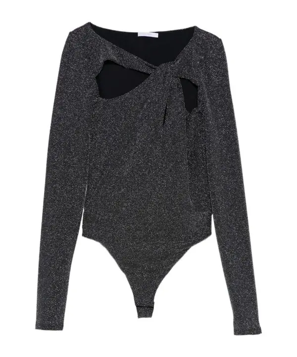 Patrizia Pepe Cut-out Bodysuit With Twisted Detail