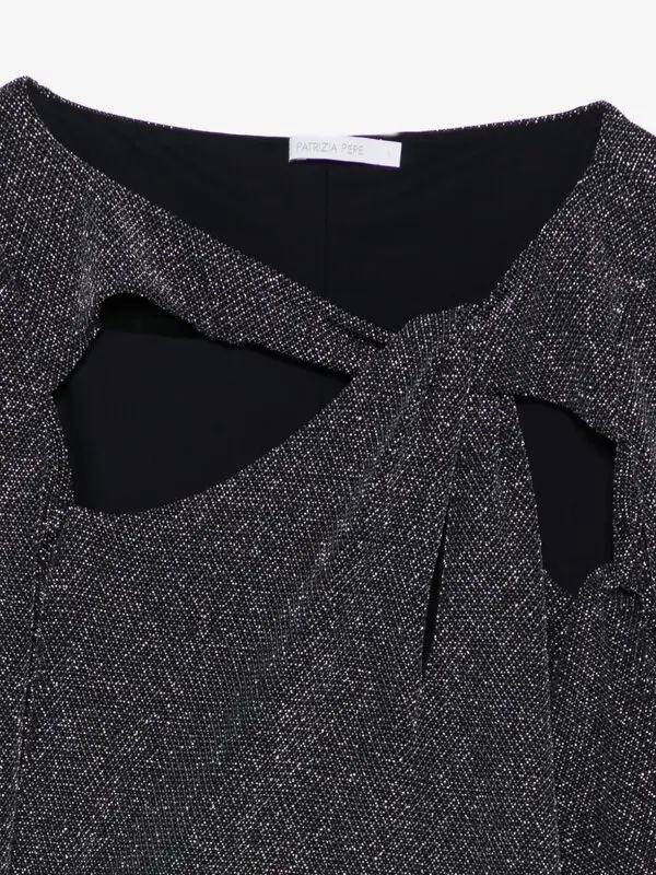 Patrizia Pepe Cut-out Bodysuit With Twisted Detail