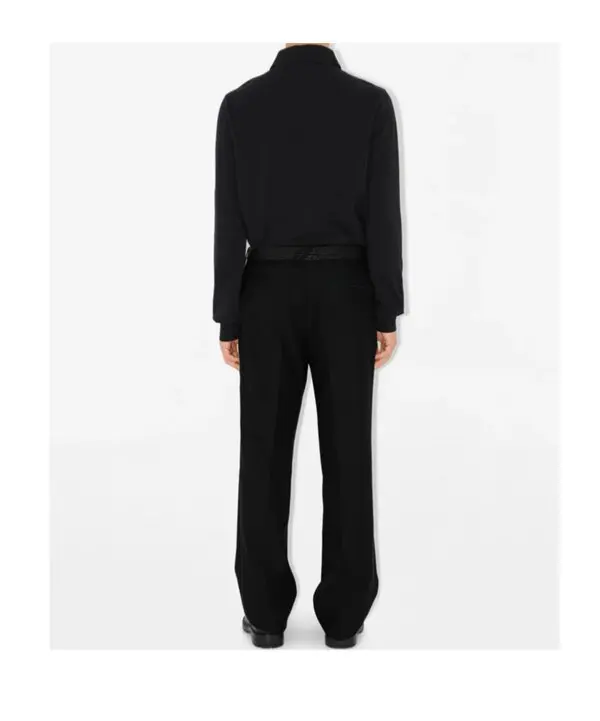 Burberry Long-sleeve Cotton Polo Shirt