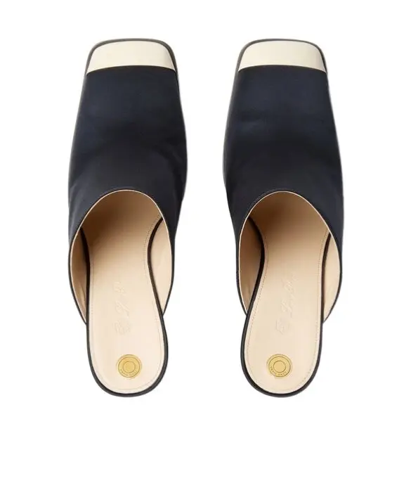 Loro Piana Alba Heeled Mule