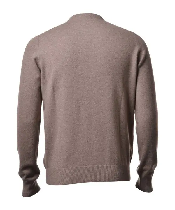 GRAN SASSO Cashmere Crew-neck Sweater - Brown