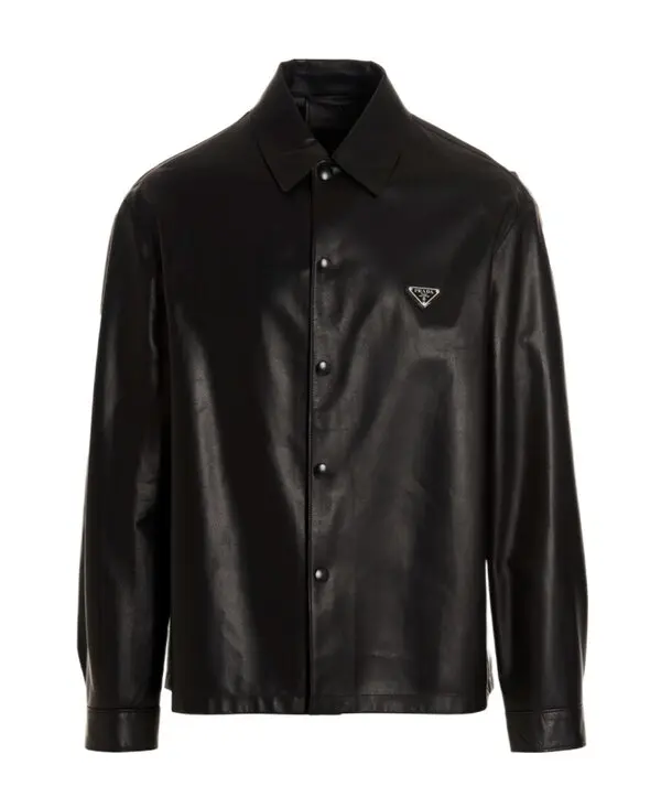 Prada Nappa Leather Shirt