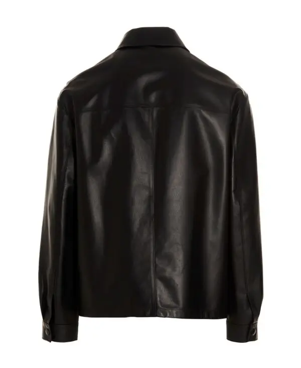 Prada Nappa Leather Shirt