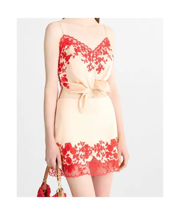 Ermanno Scervino Floral-lace Top