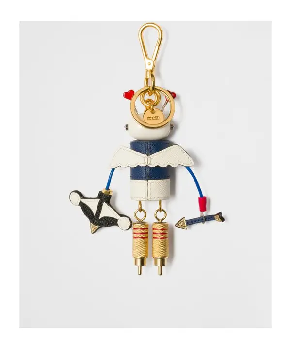 Prada Robot Keychain Charm