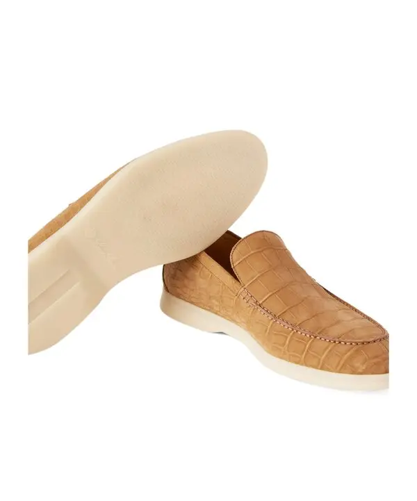 Loro Piana Casual Moc Toe Slip-on
