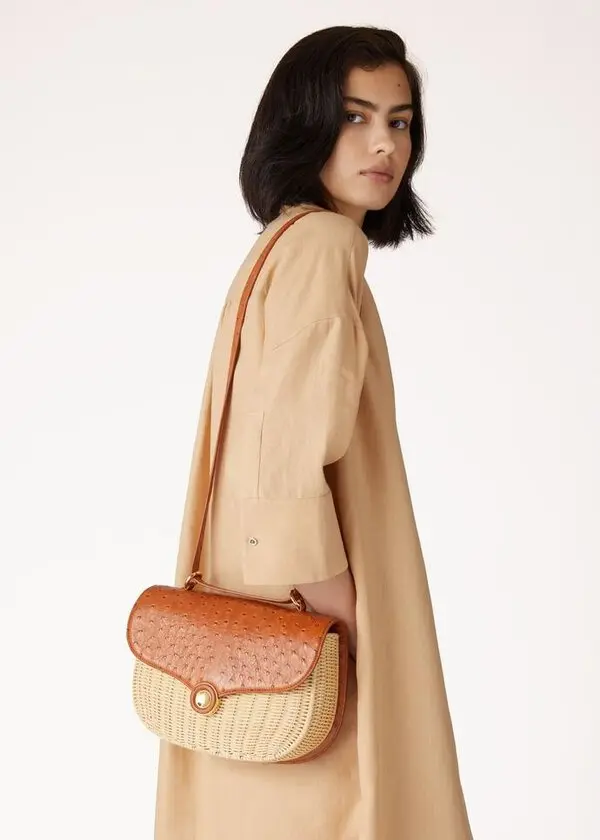 Loro Piana Ghiera Medium Woven Bag
