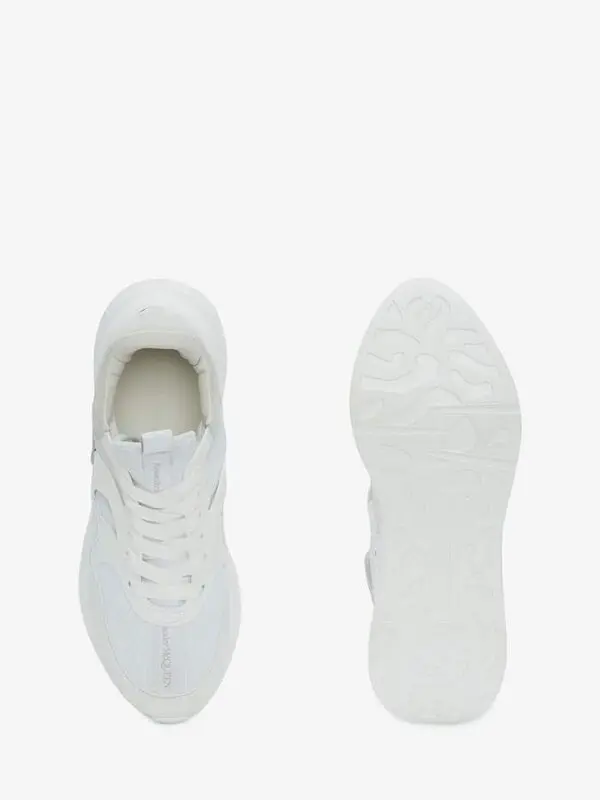 Alexander McQueen Ivo Leather Sneakers - White
