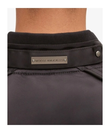 Moose Knuckles Logo Bomber Jacket