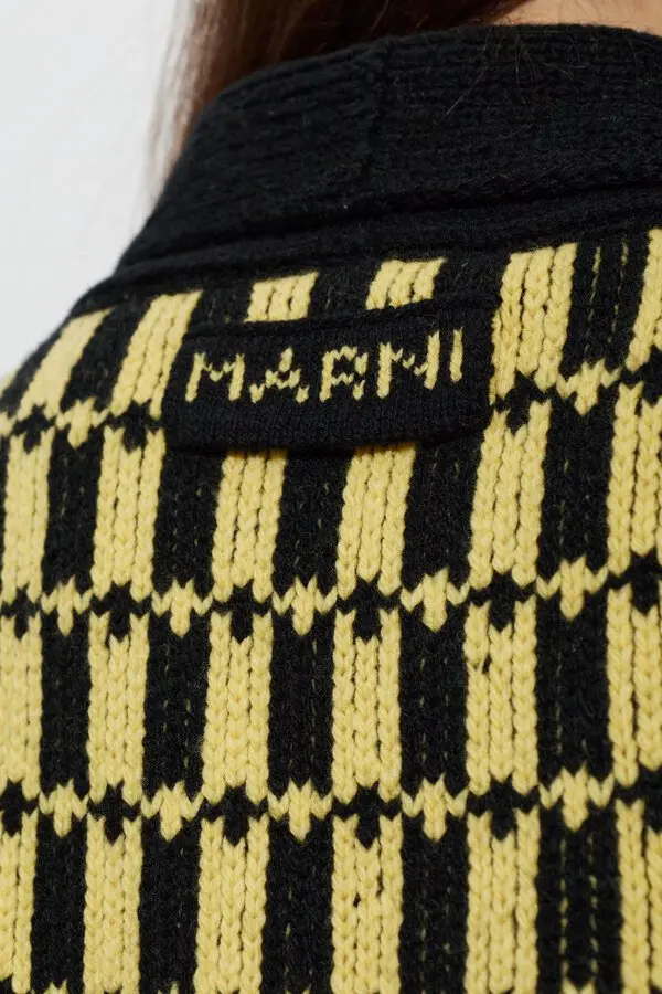 Marni Wool Cardigan With Pockets