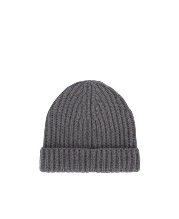 Loro Piana Rib Knitted Hat - Black